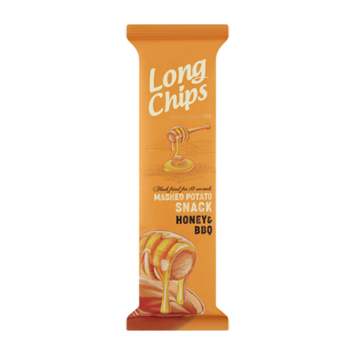 MaxMart Online . Long Chips Mashed Potato Snack Honey&BBQ 75g